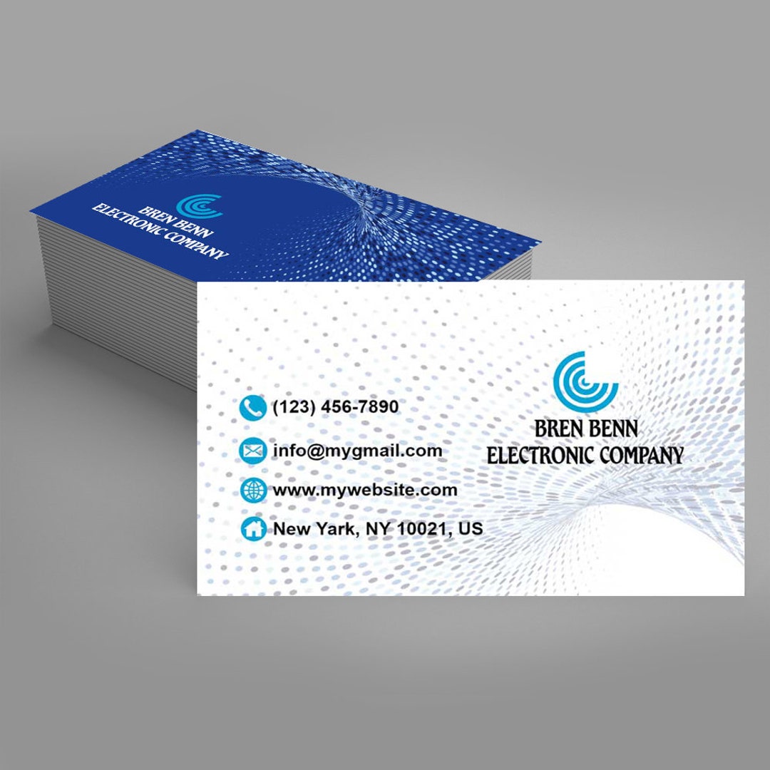 Electronics Service Business Cards _ Custom Computer Service Business ...