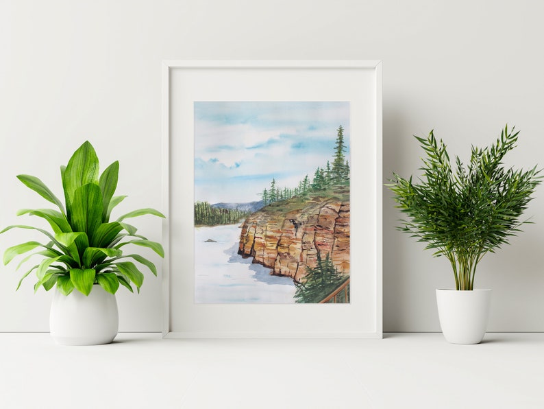 Set of 3 Watercolor Landscape Prints Canadian Landscape Art - Etsy Canada