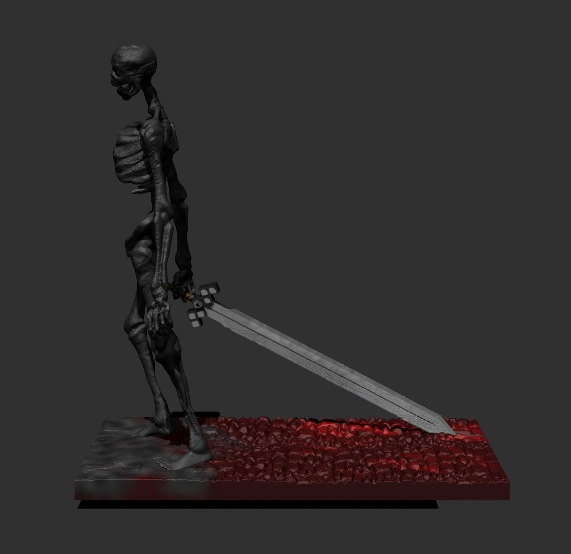 Minecrafts Wither Skeleton | Etsy