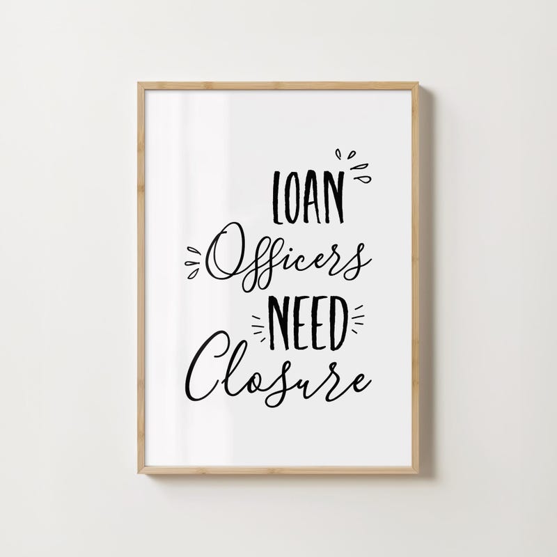 Mortgage Office Art - Etsy