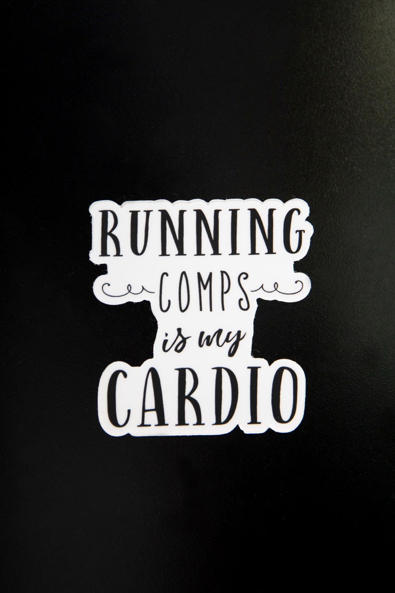 Running Comps is My Cardio Sticker Running Comps Real Estate - Etsy