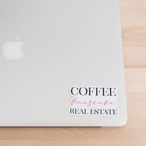 Coffee Mascara Real Estate Sticker Coffee Mascara Real Estate Decal ...