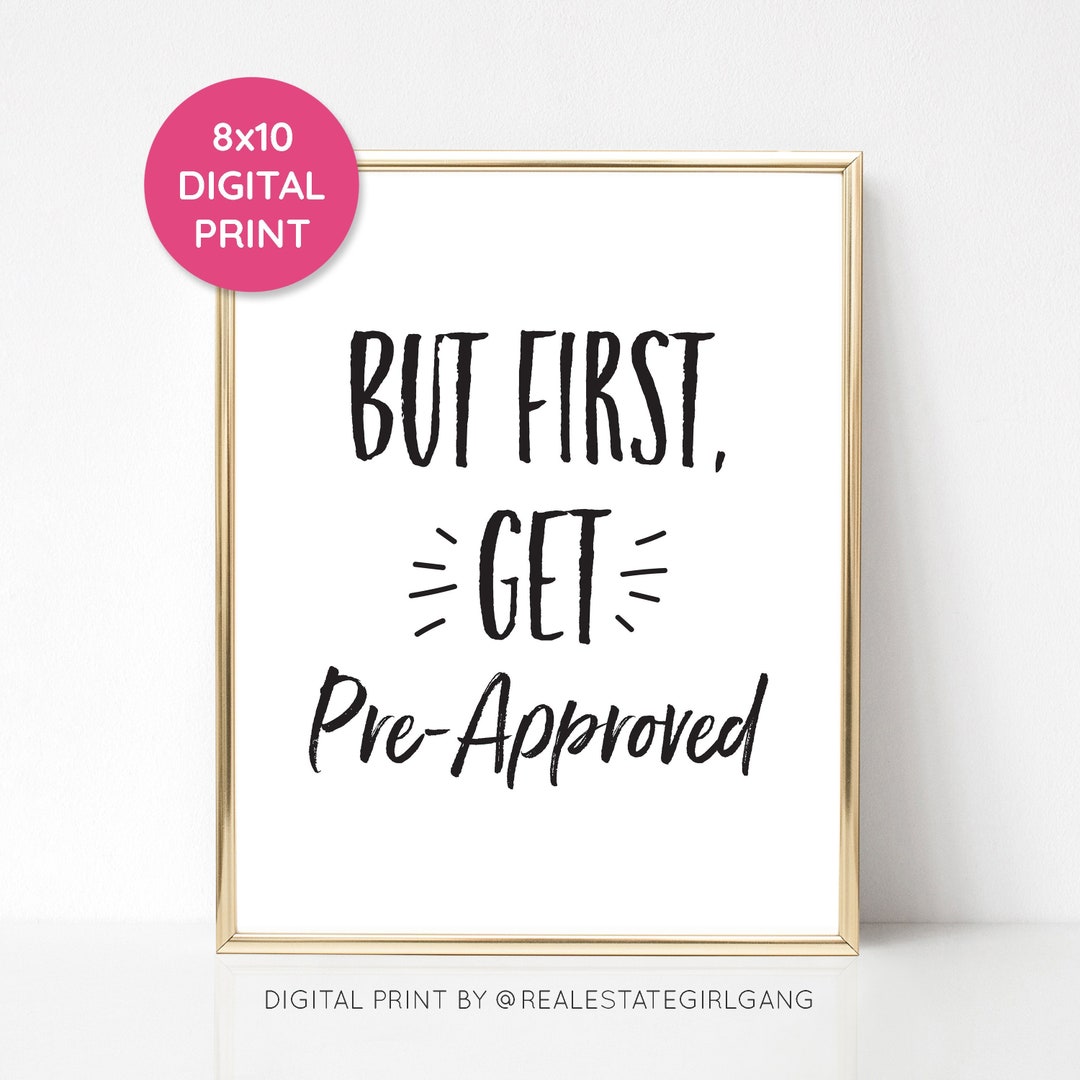 But First Get Pre-approved Quote, Get Pre-approved Digital Print ...