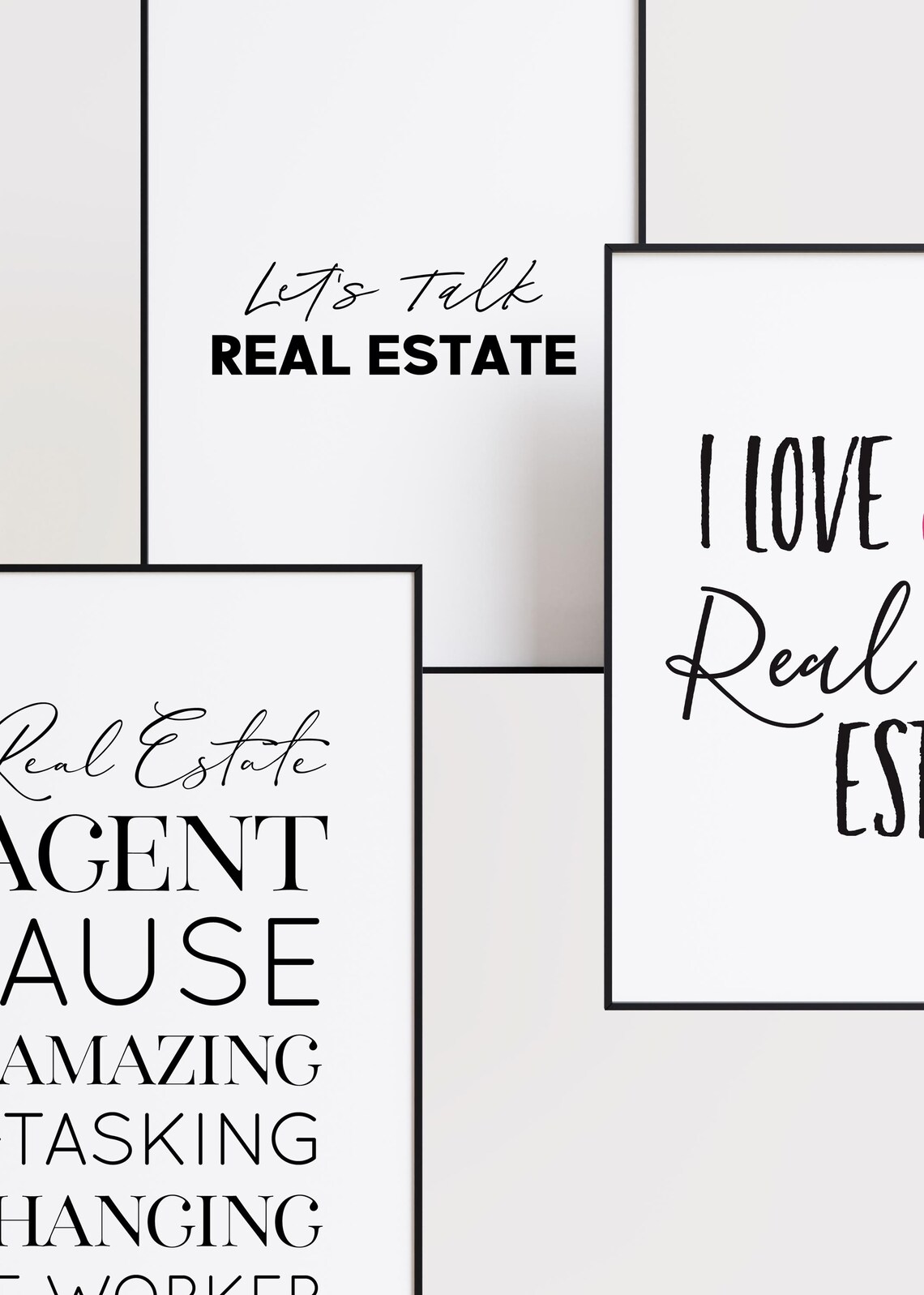 Real Estate Inspirational Quote Wall Art Printable Gift for Realtor ...