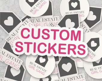 Real Estate Custom Stickers - Etsy