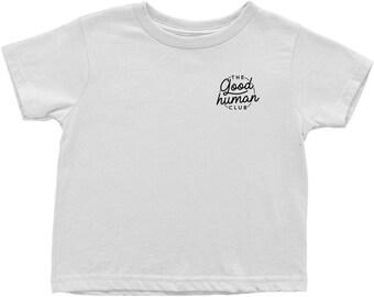 The Good Human Club | Large Logo Youth Tee - Etsy