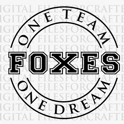 One Team One Dream SVG/PNG - Etsy