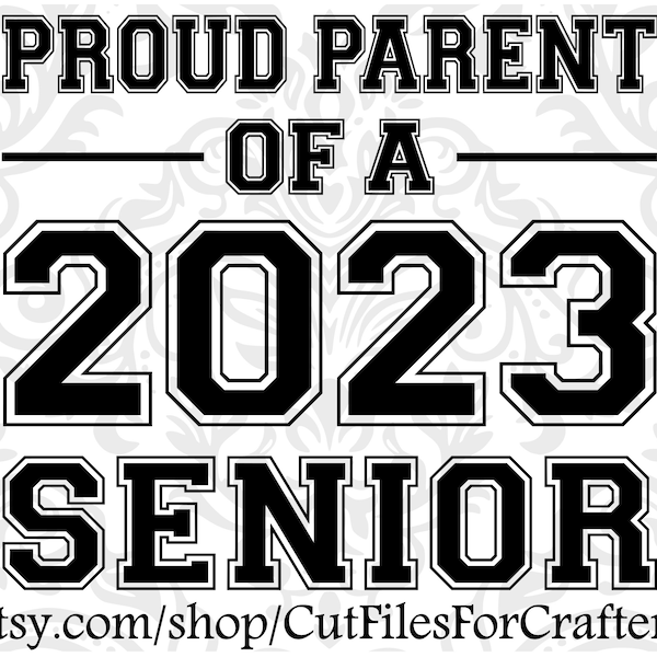 Parent of Senior Class 2023 Svg - Etsy