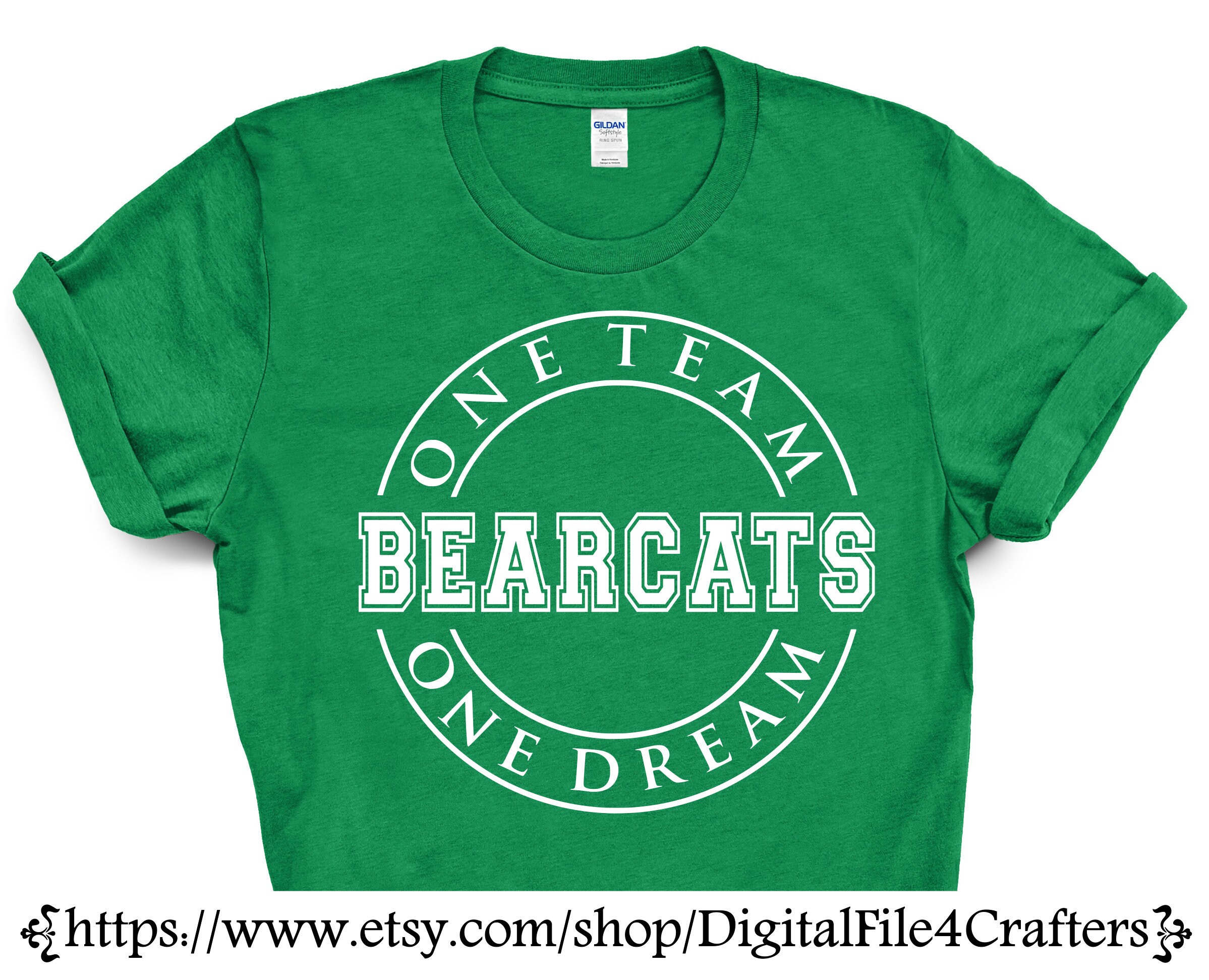 Bearcats Svg Bearcats Shirt Svg Bearcats Mug Svg One Team - Etsy