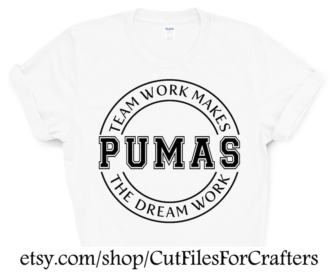 Pumas Team Work Svg, Pumas Svg, Pumas Shirt Svg, Pumas Sublimation Svg ...
