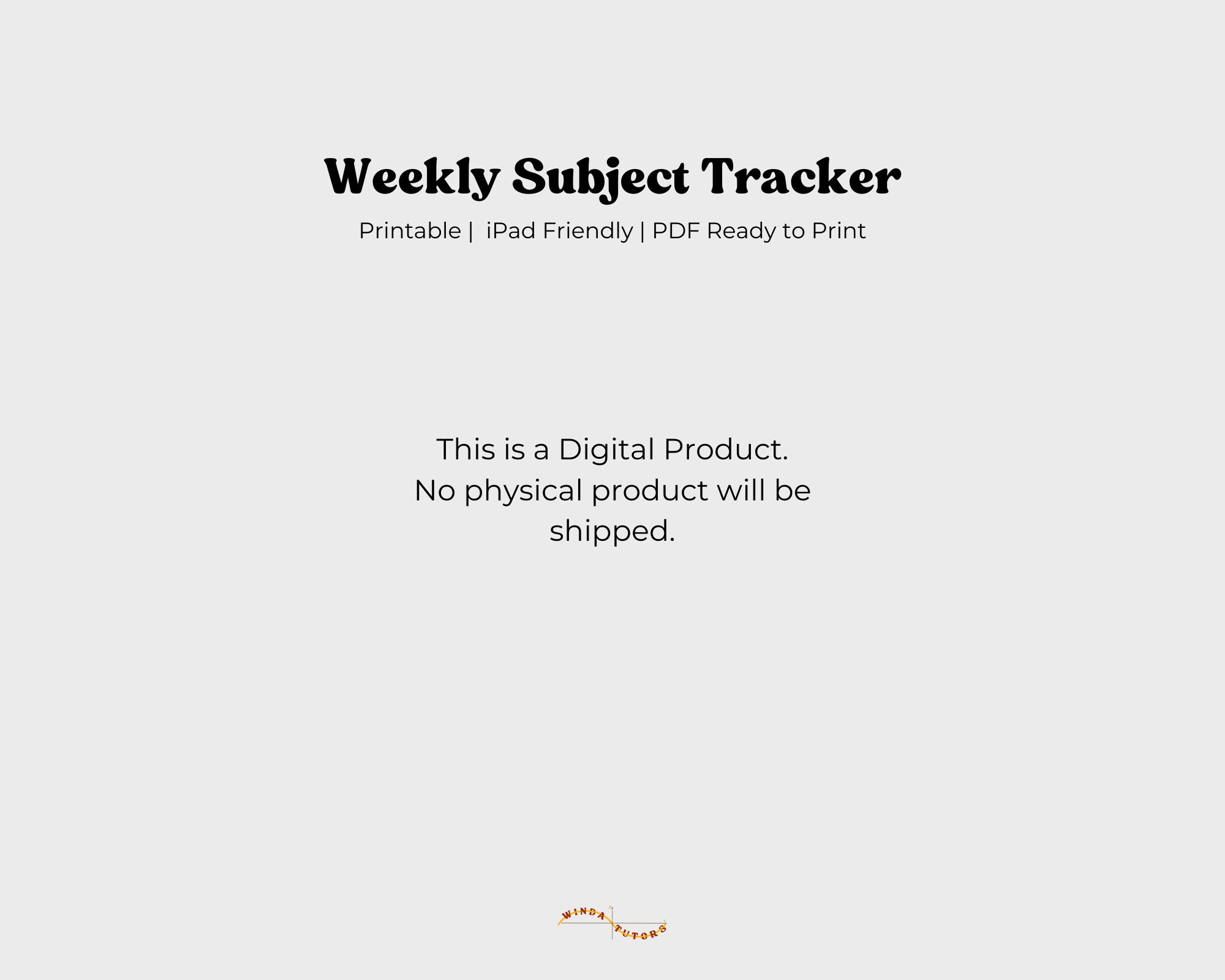 Study Planner Page Digital Weekly Tracker | Undated Planner | A4 PDF ...