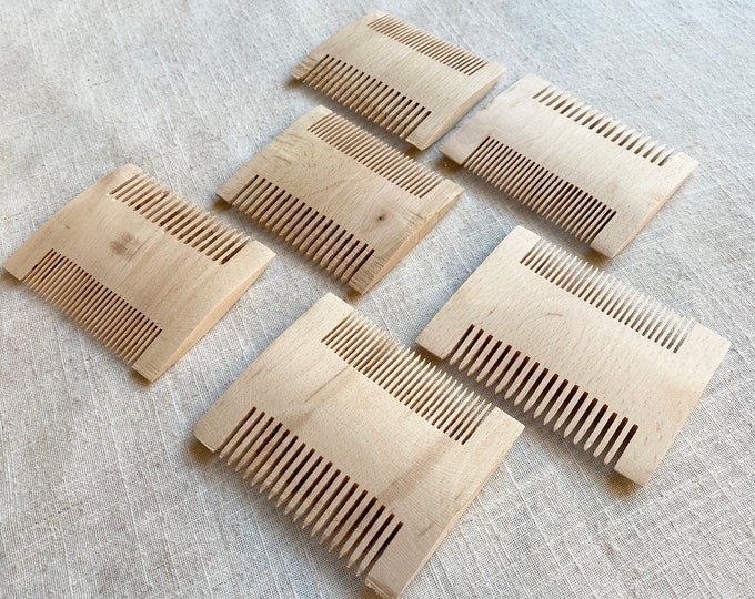Wooden Comb,macrame Comb,craft Tool, - Etsy UK