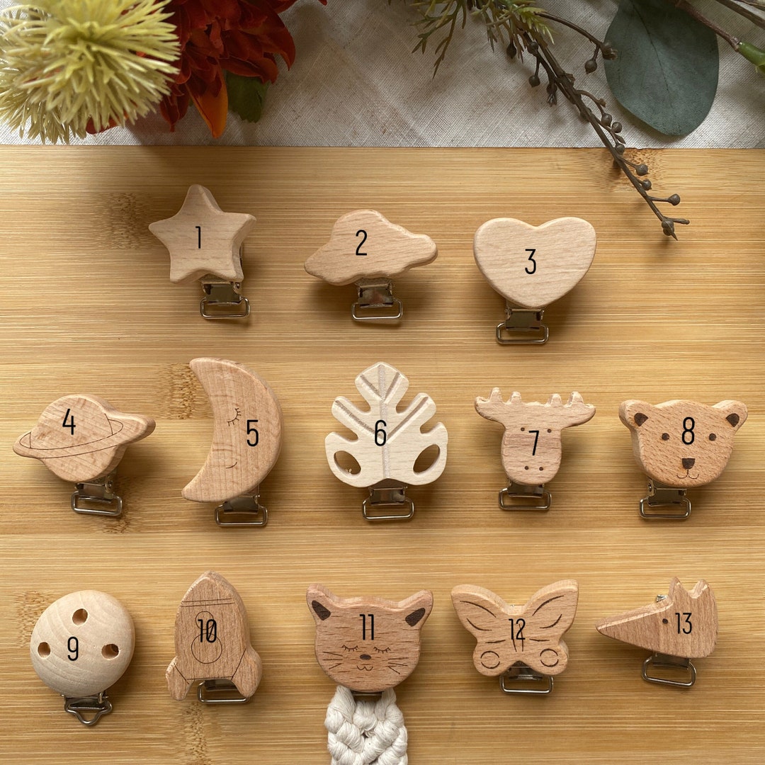 Craft Clips,wooden Clips,macrame Clips - Etsy