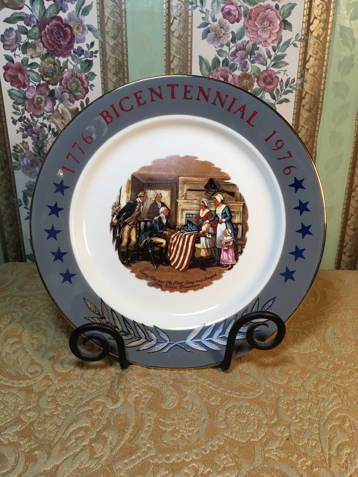 Collectible 1776-1976 Bicentennial Plate Limited Edition by the Sabina ...