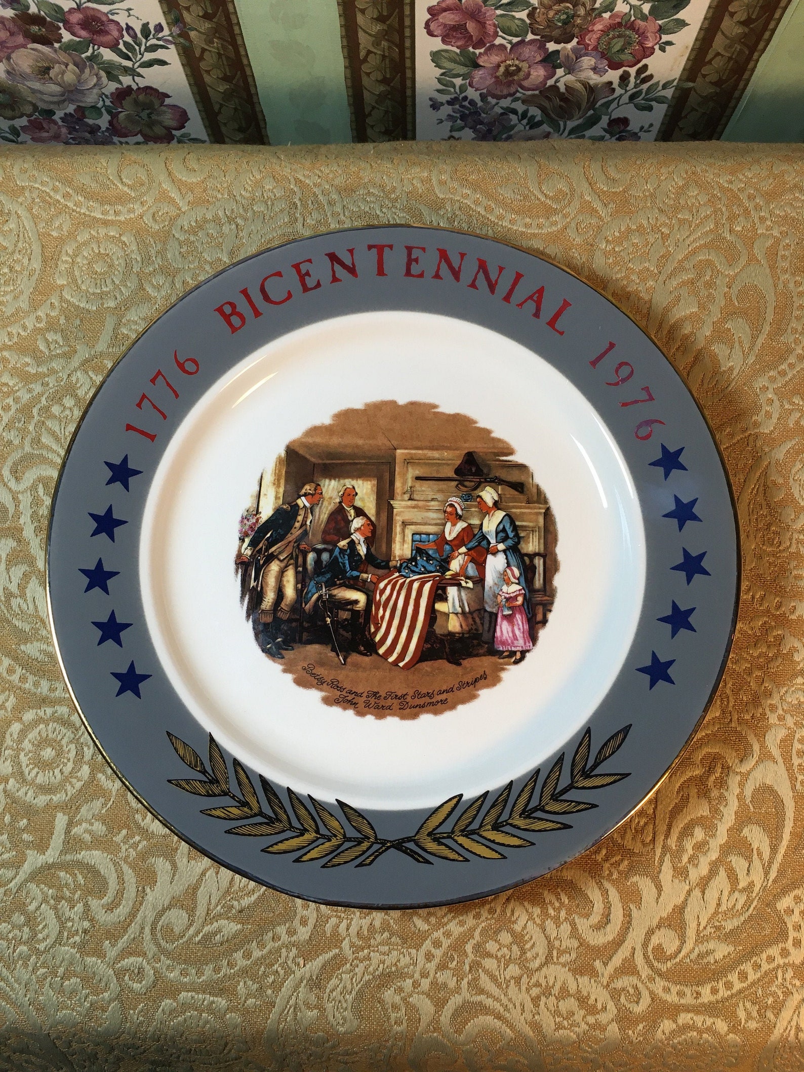 Collectible 1776-1976 Bicentennial Plate Limited Edition by the Sabina ...