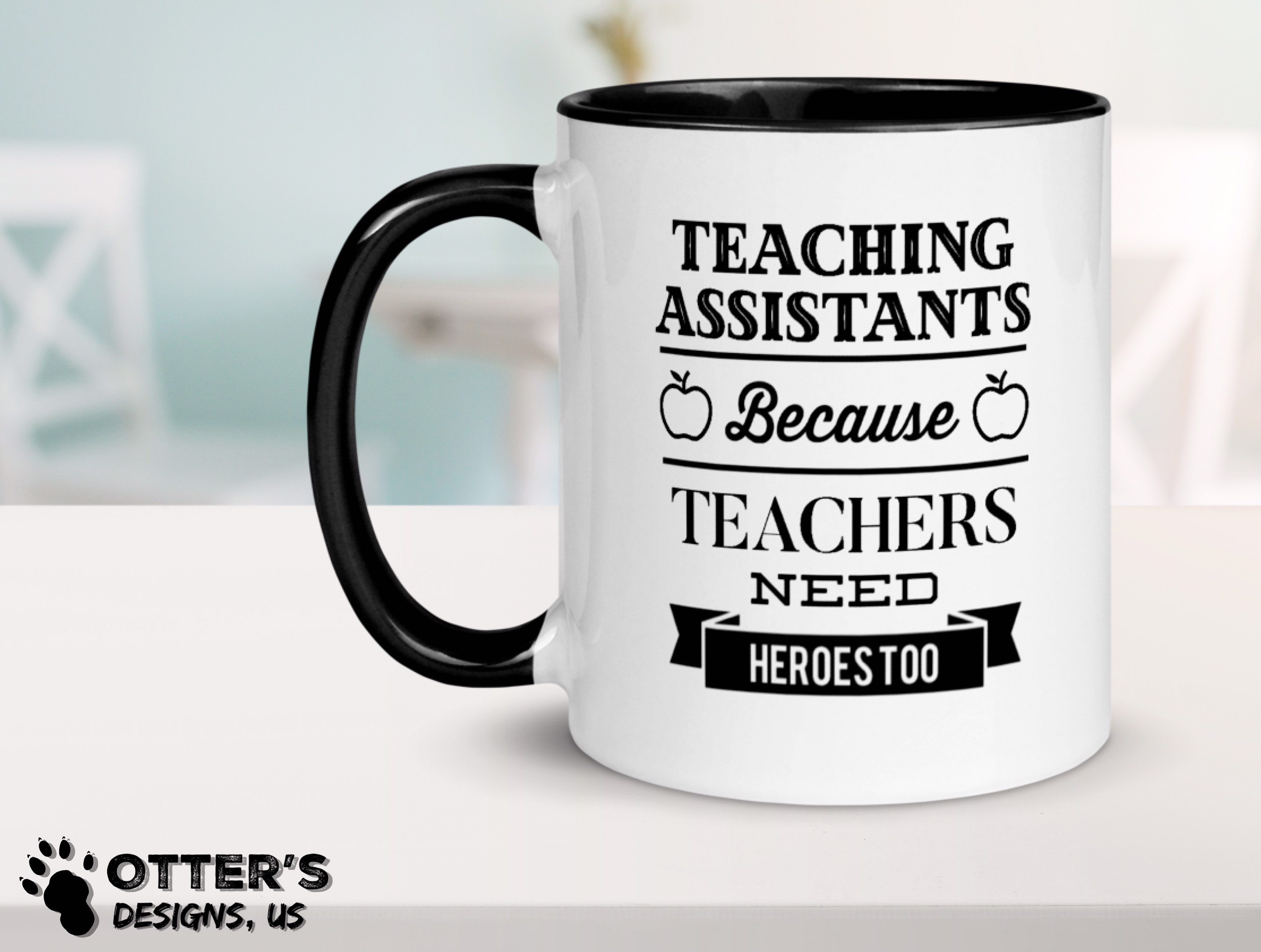 Teaching Assistant Mug Teachers Need Heros Too Teachers - Etsy