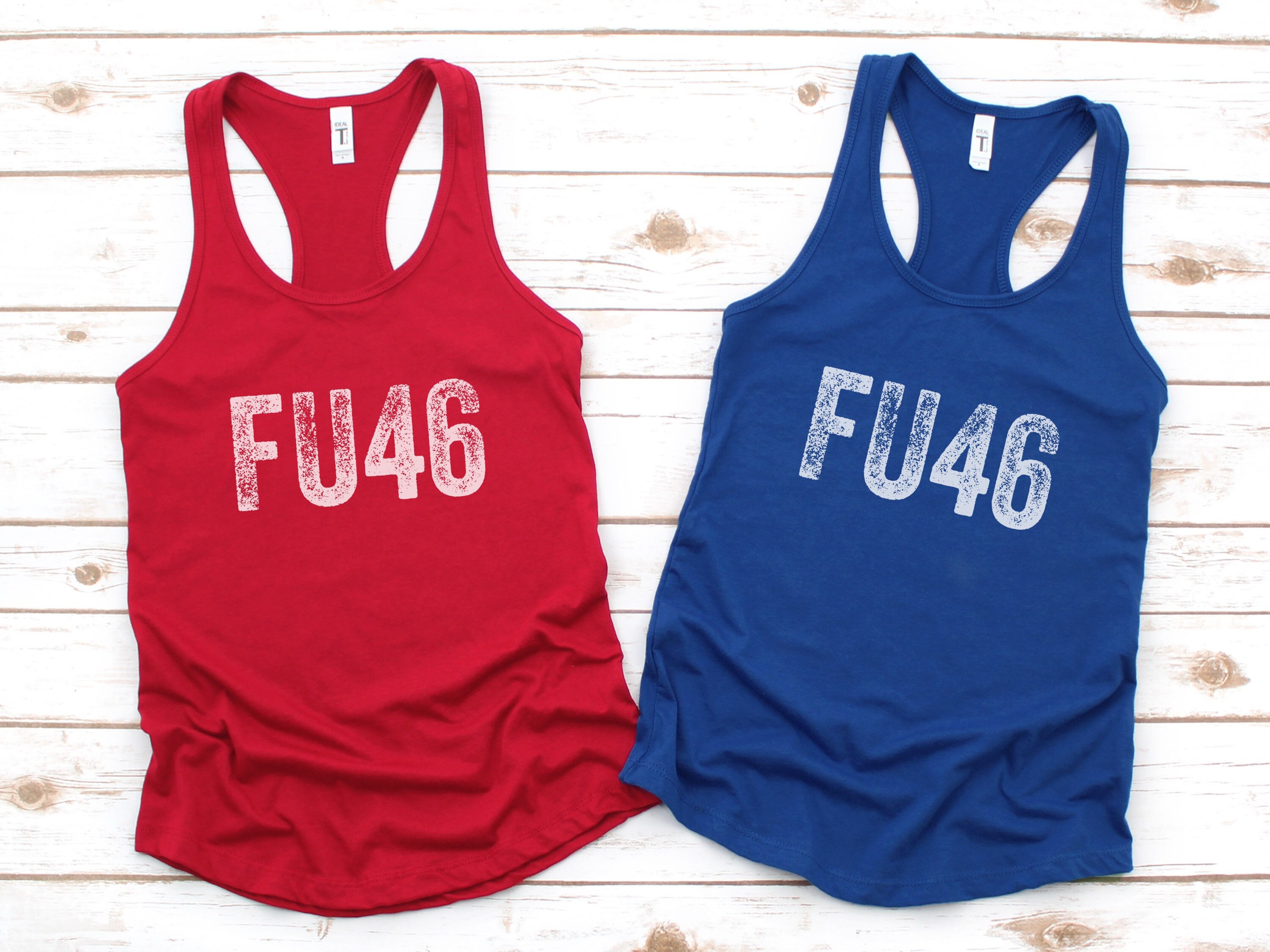 FU46 Funny Biden Political Tank Distressed Sassy - Etsy