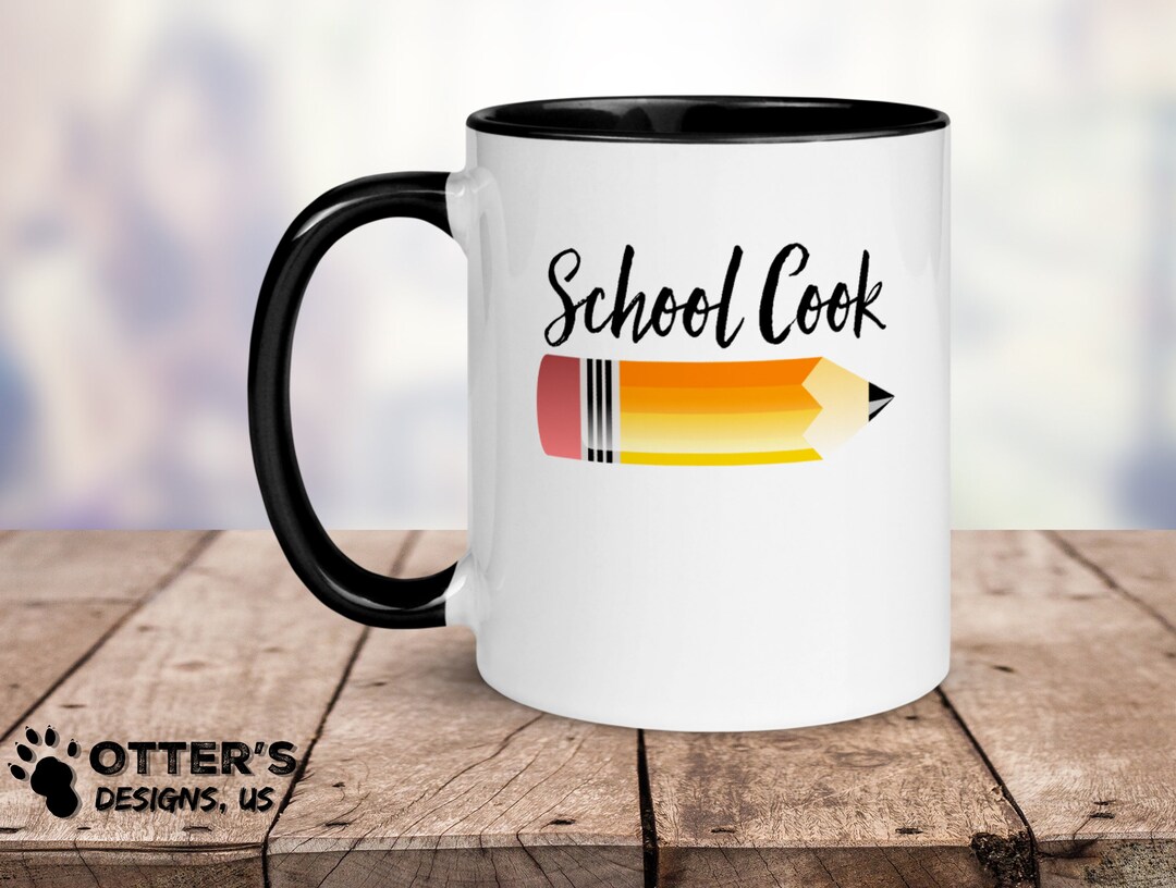 School Cook Coffee Mug, School Lunch Lady Gift, Cook Appreciation Mug ...