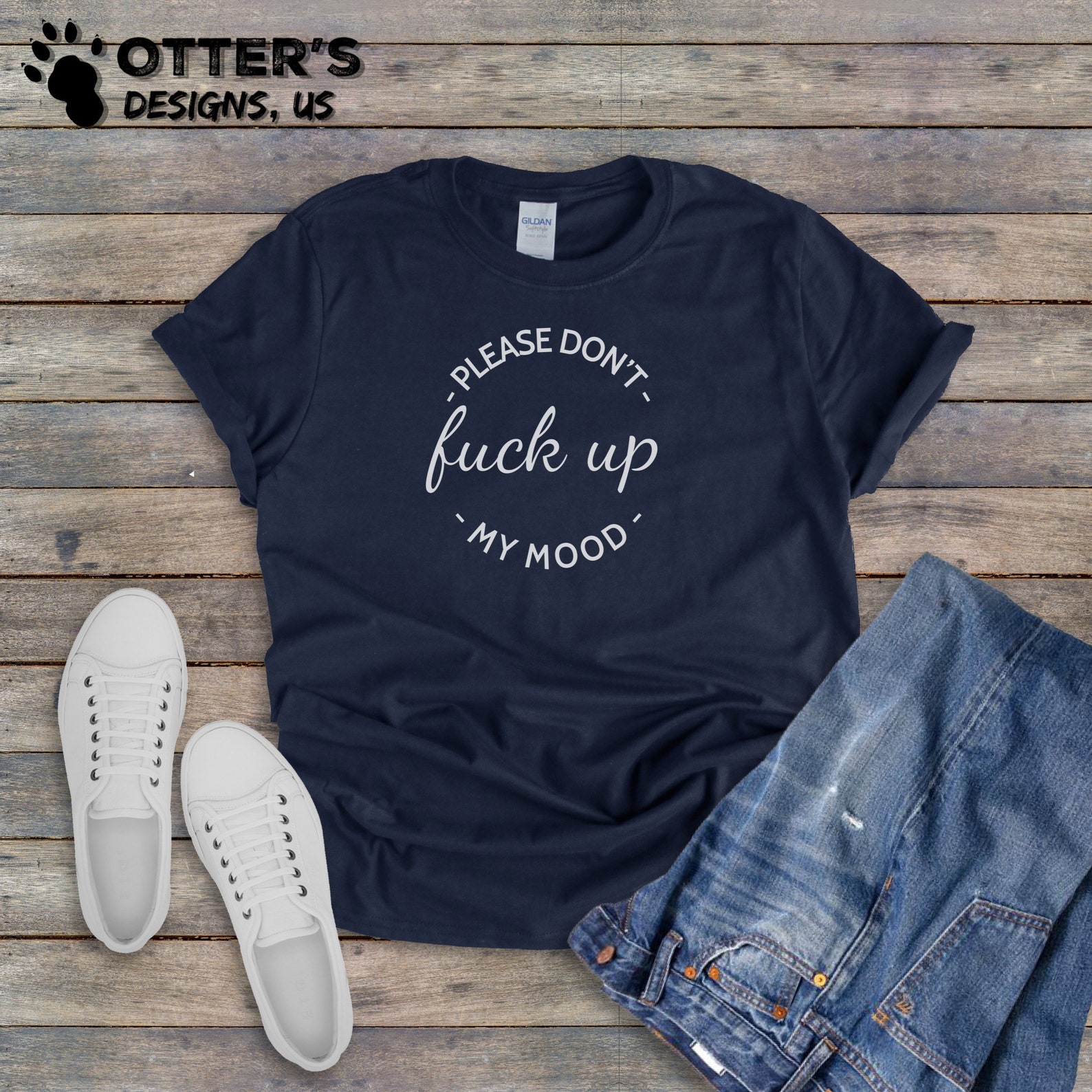 Please Dont Fuck Up My Mood Shirt All Out Of Fucks Unisex Etsy