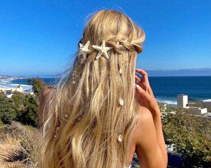 Trending Star Fish Hair Clip Beachy Boho Mermaid Style - Etsy