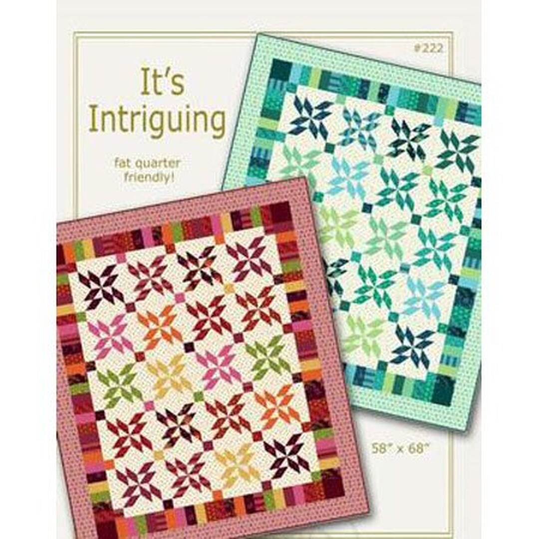 It's Intriguing Quilt Pattern by Nancy Rink - Etsy