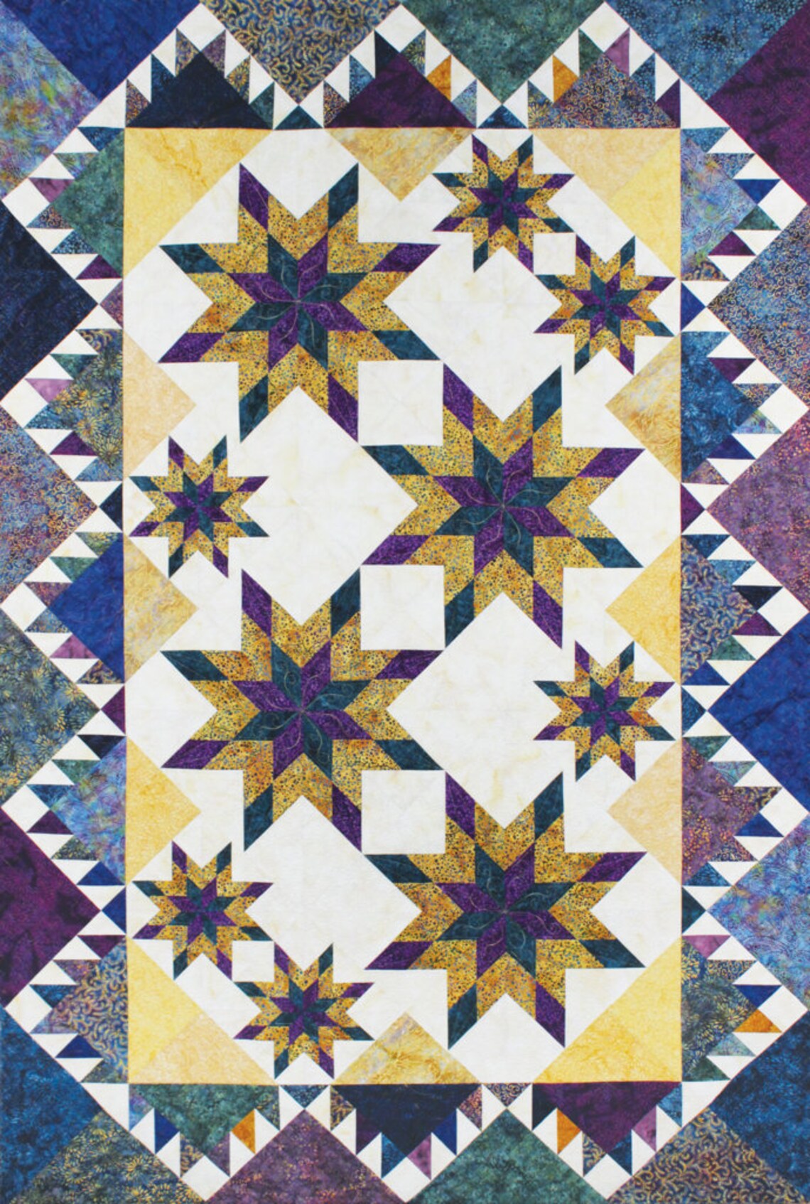 Mountain Blaze Quilt Pattern Twin & King Two Sizes Quilt Pattern by ...