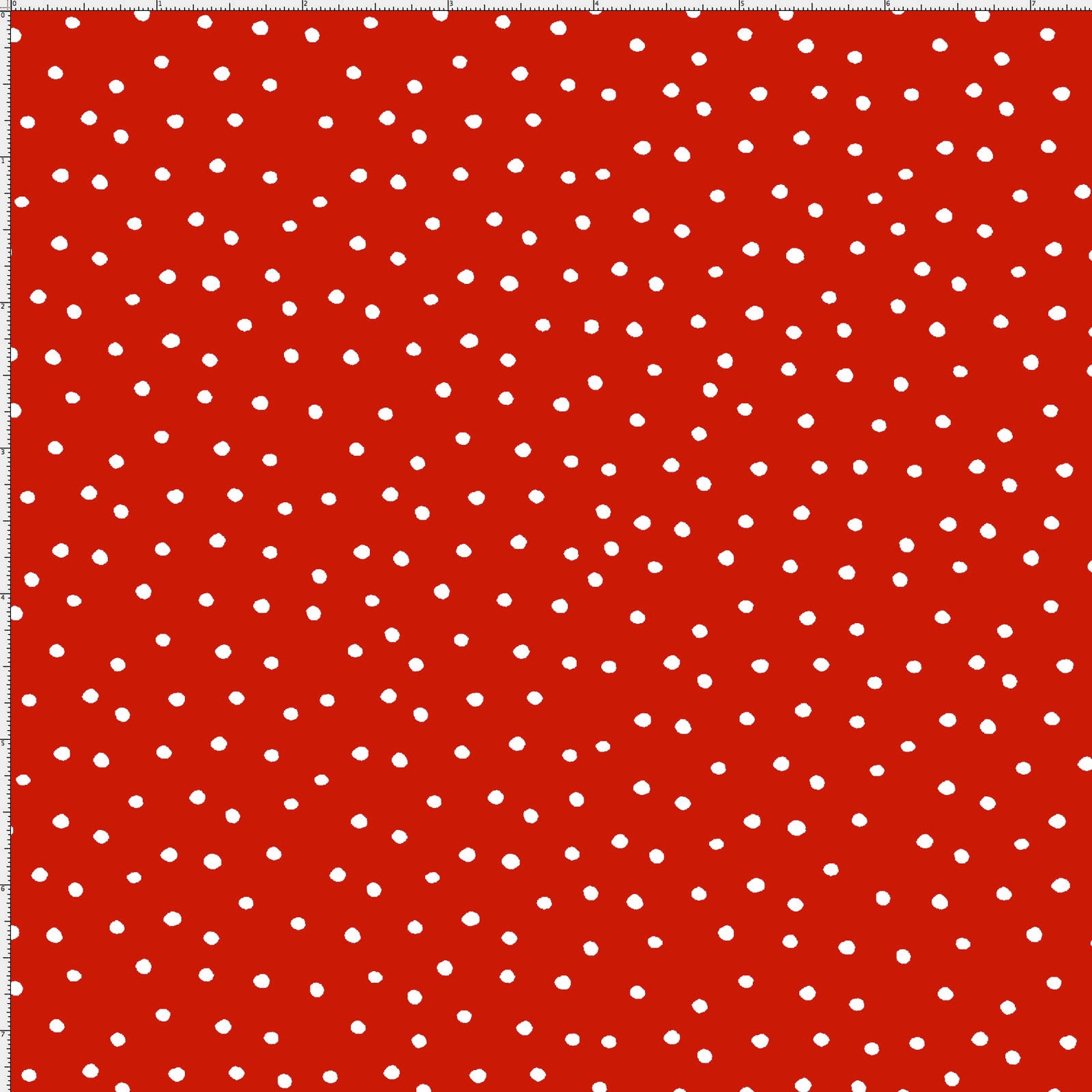 Dinky Dots White Dots on Red Cotton Fabric by Loralie Designs - Etsy