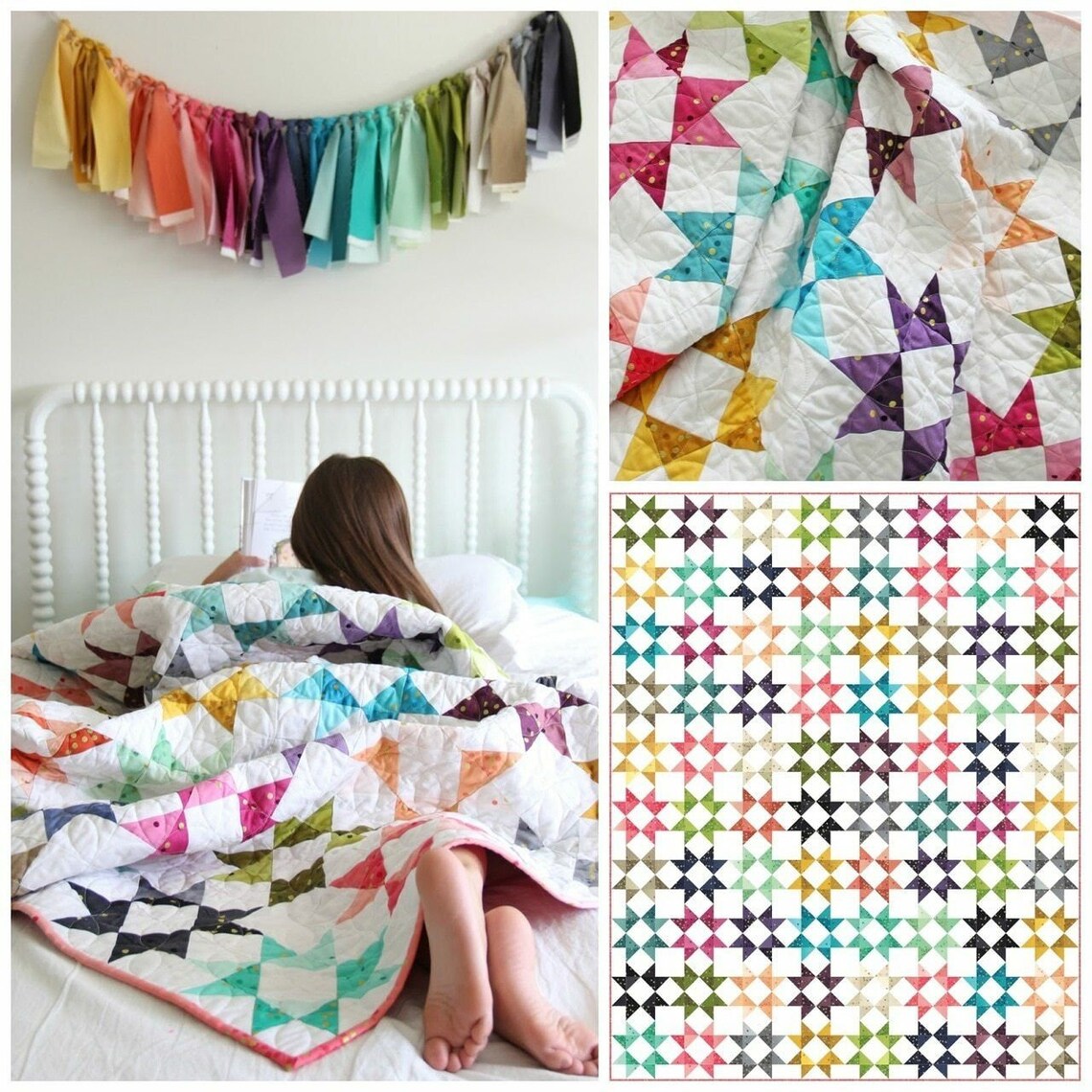 All Star Quilt Pattern by V and Co - Etsy