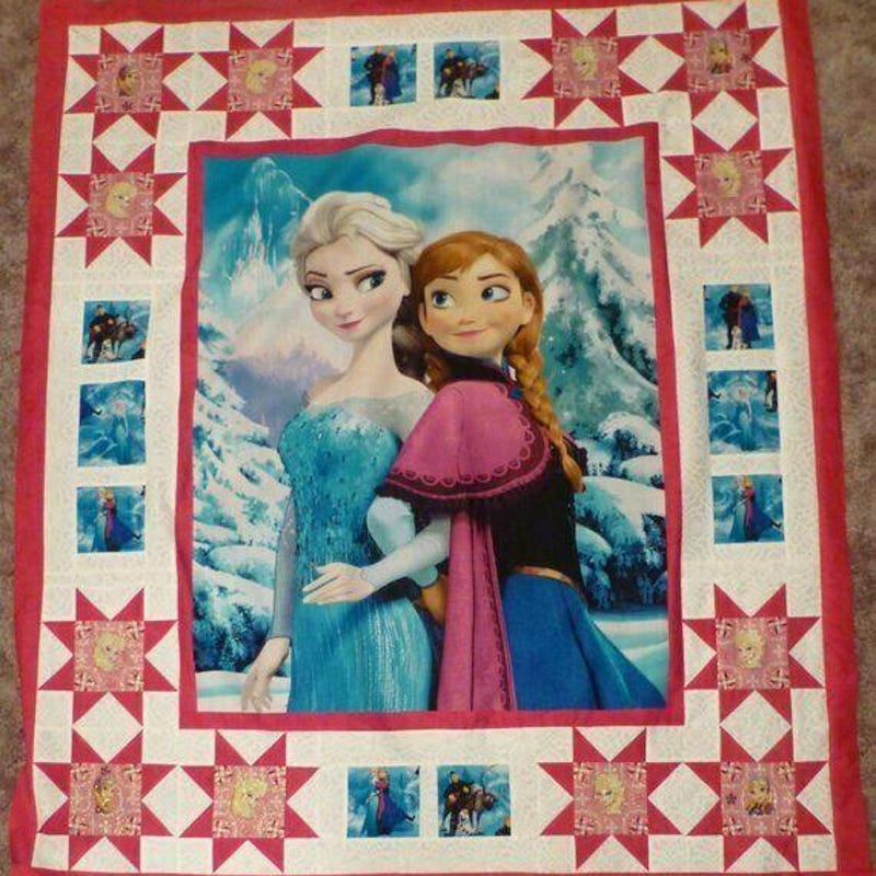 Frozen Quilt - Etsy