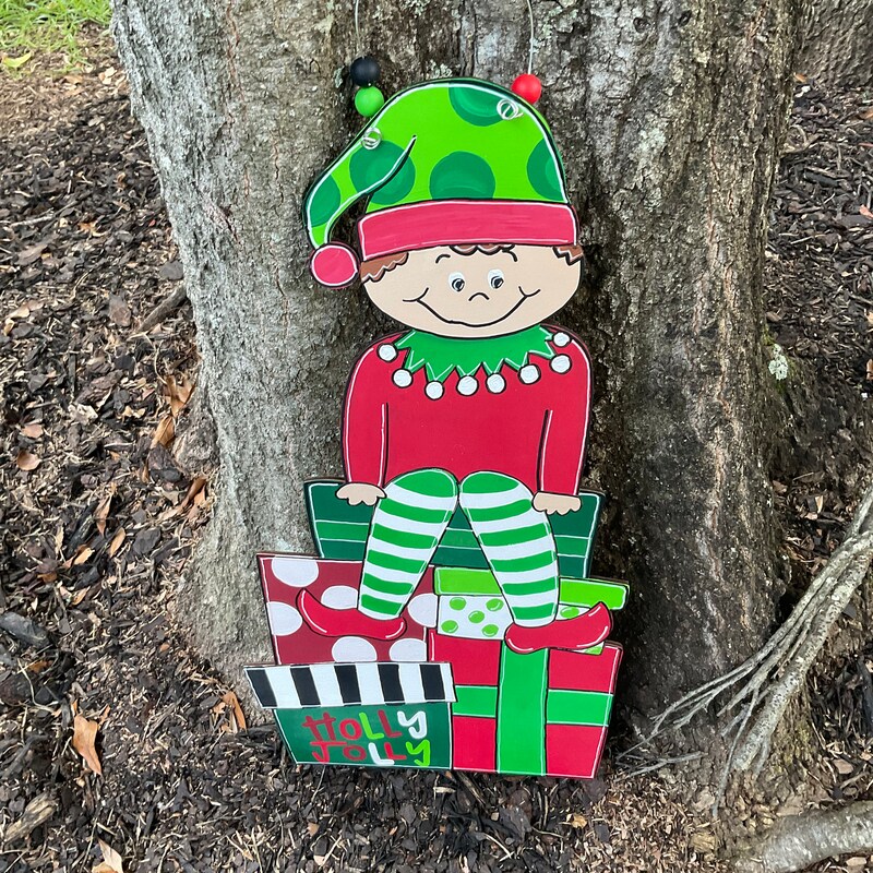 Christmas Door Hanger - Etsy