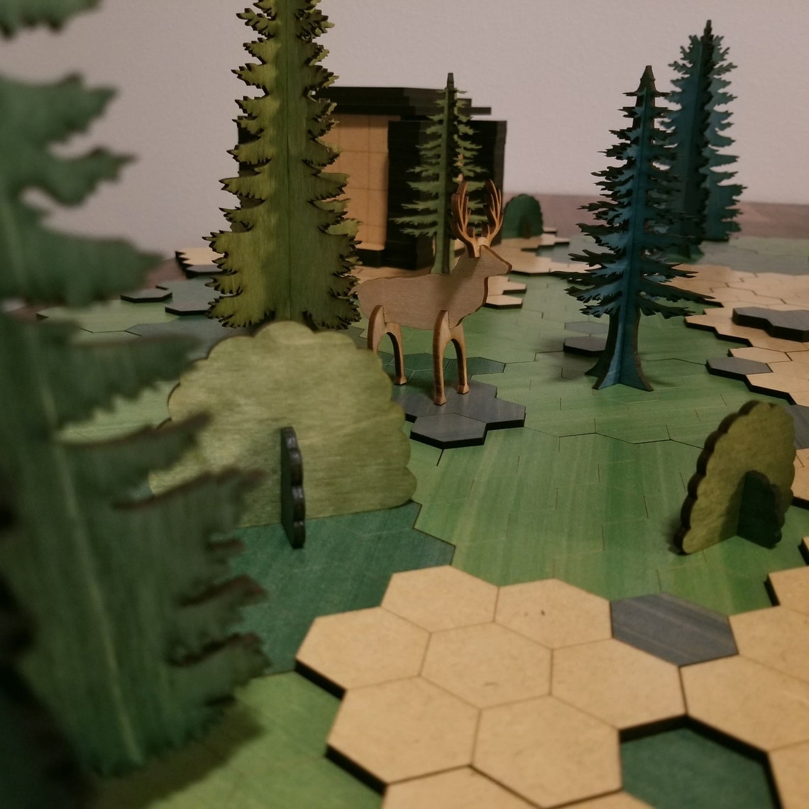 Tabletop Deer Miniature - Etsy