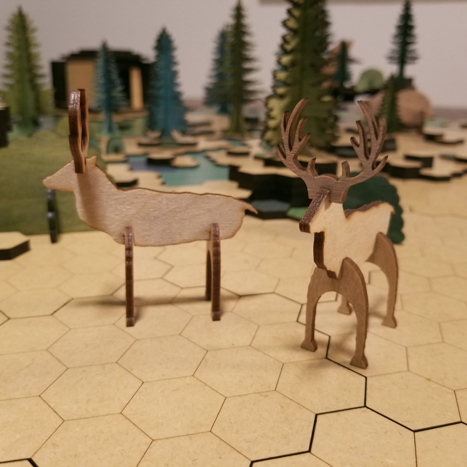 Tabletop Deer Miniature - Etsy
