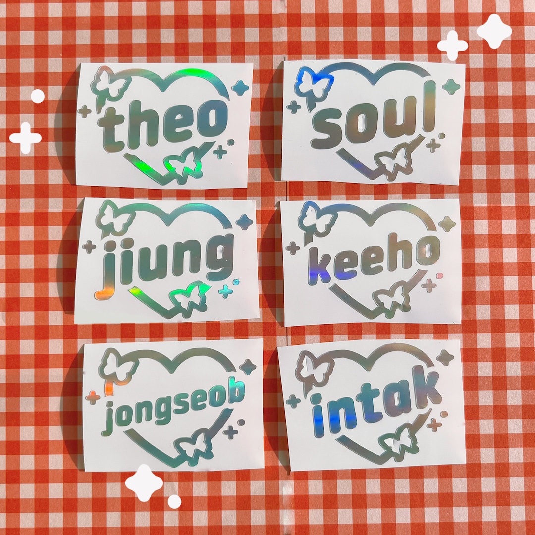 P1harmony K-pop Kpop Holo Decal Vinyl Lightstick Sticker - Etsy