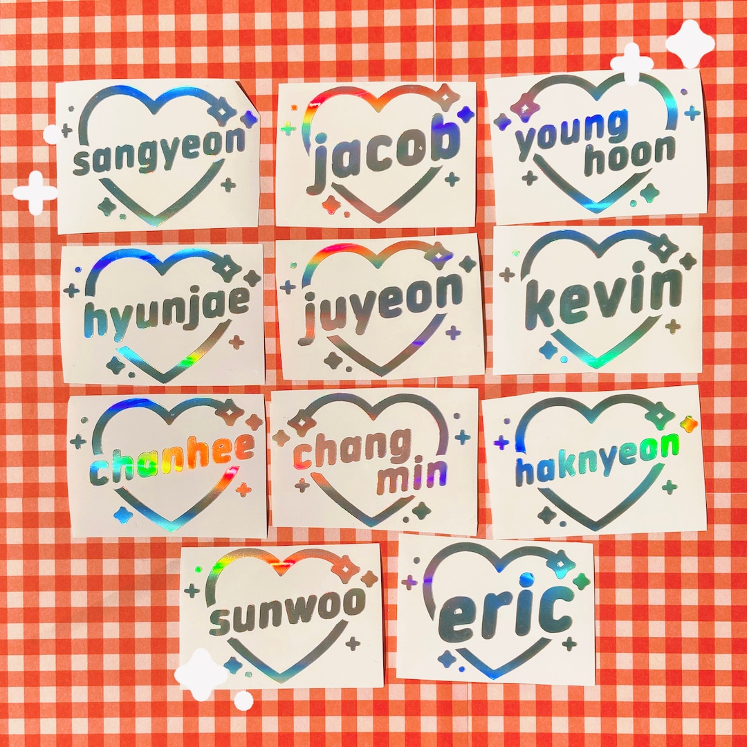 The Boyz K-pop Kpop Holo Decal Vinyl Lightstick Sticker - Etsy