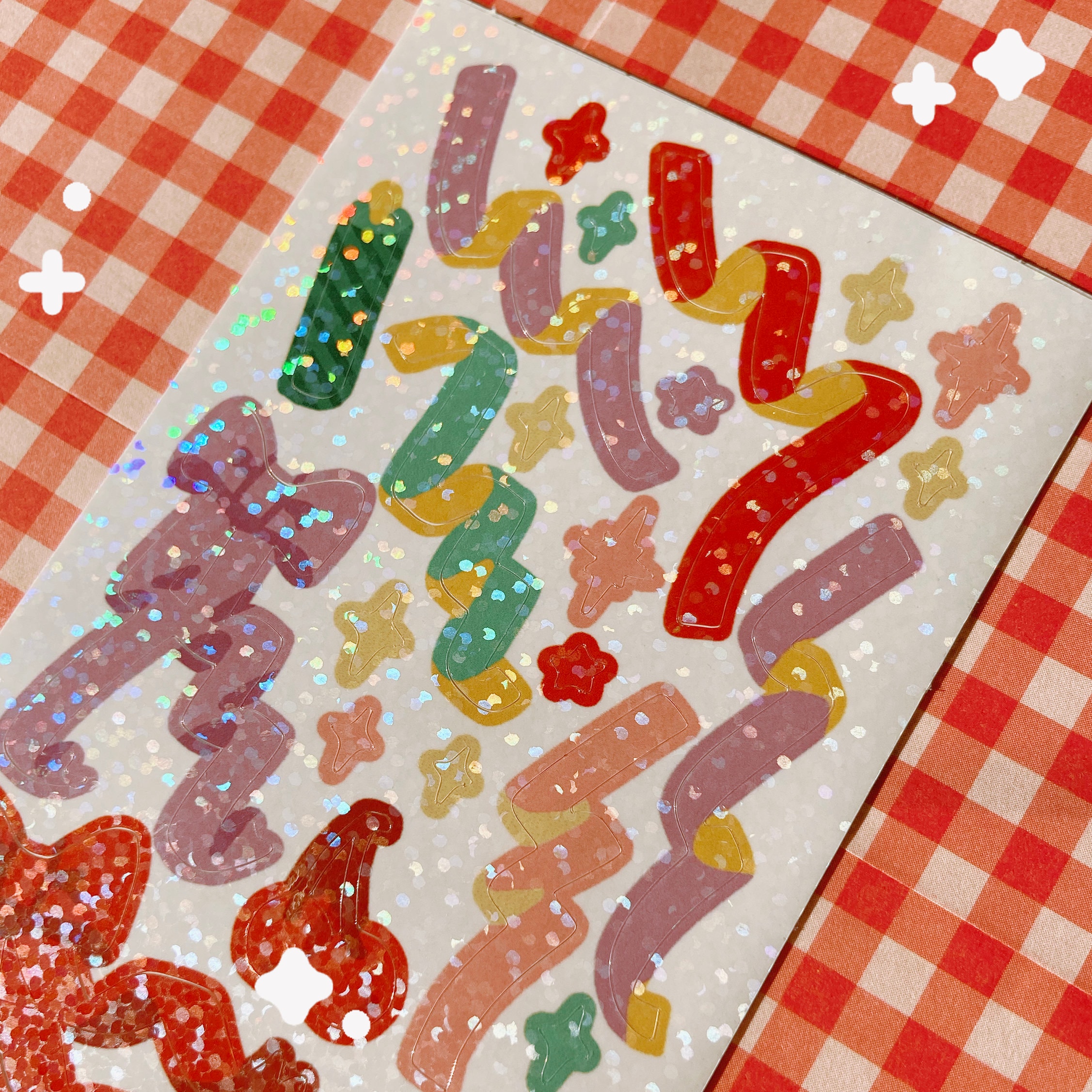 002. Celebrate by Supercakeco Confetti Sparkly Sticker Sheet - Etsy