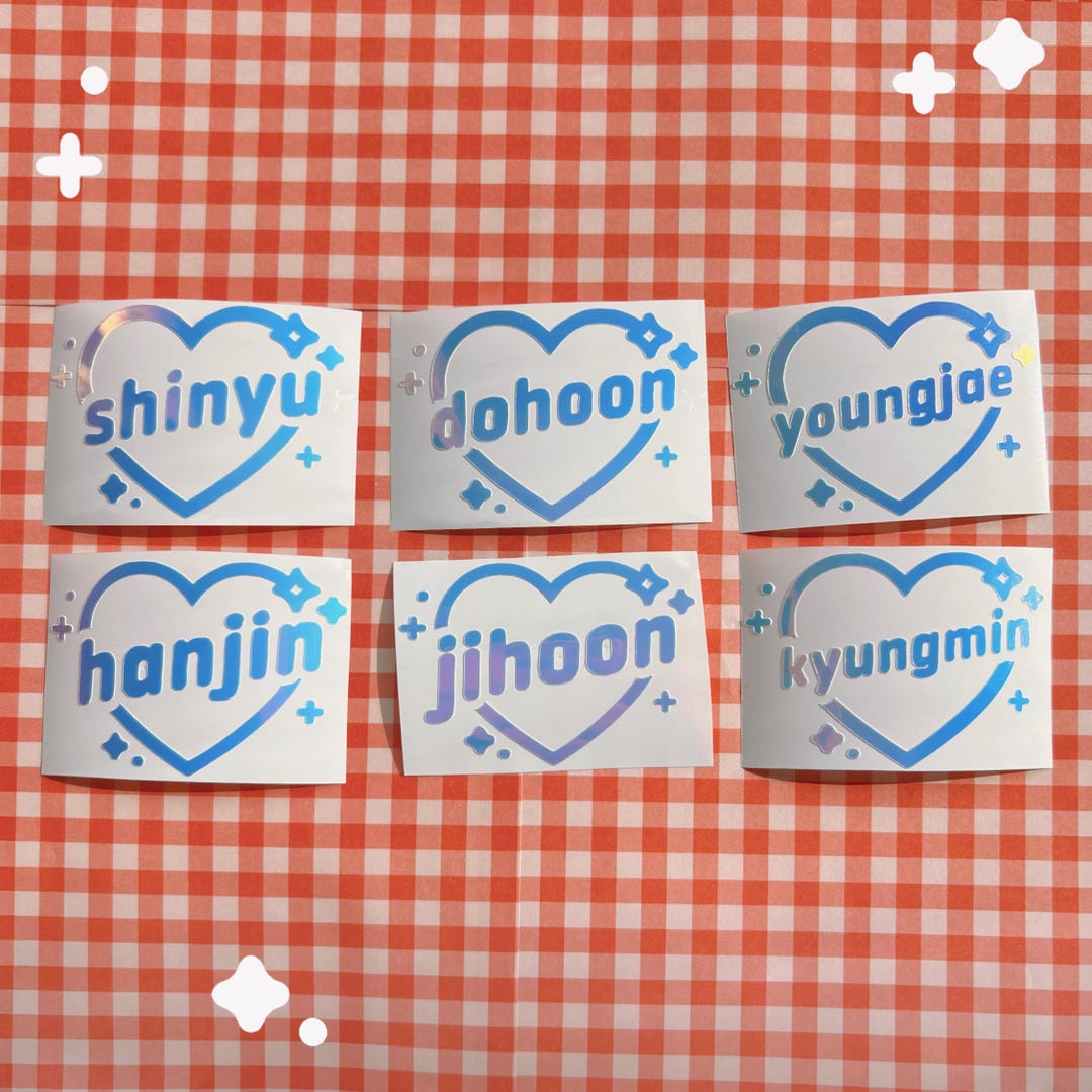 TWS K-pop Kpop Holo Decal Vinyl Lightstick Sticker - Etsy