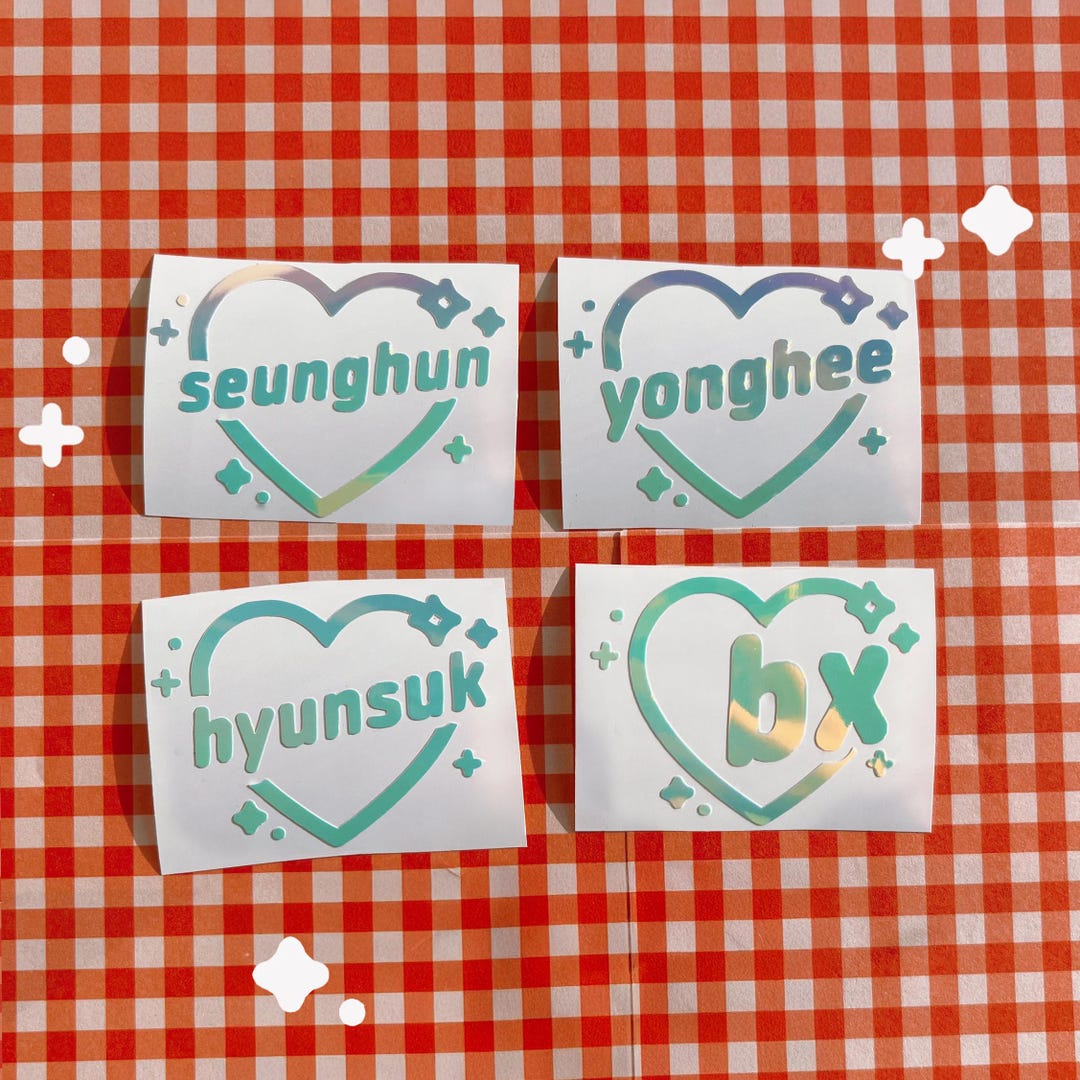 CIX K-pop Kpop Holo Decal Vinyl Lightstick Sticker - Etsy