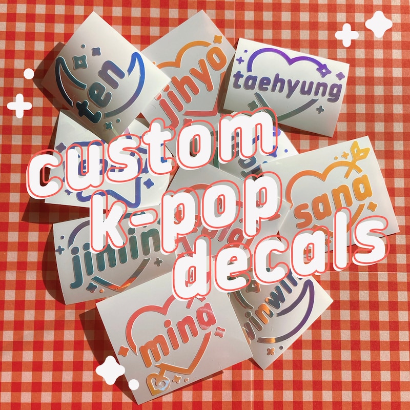 Kpop Decal - Etsy