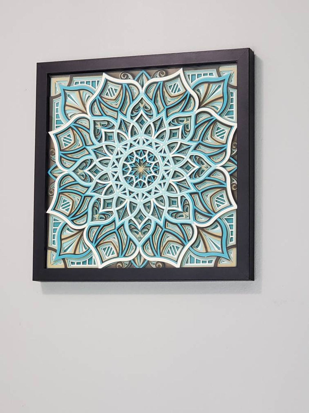 Framed Custom Mandala - Etsy