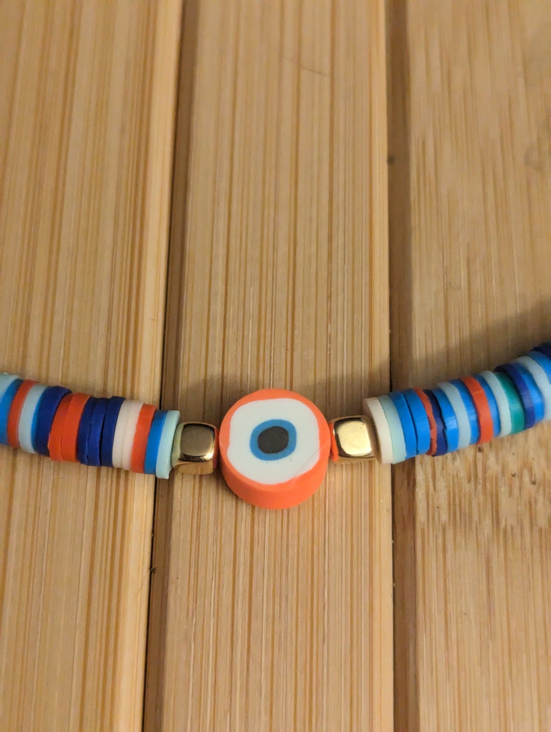 Outer Banks Jewelry Evil Eye Necklace Heishi Beads Gift for Mom ...