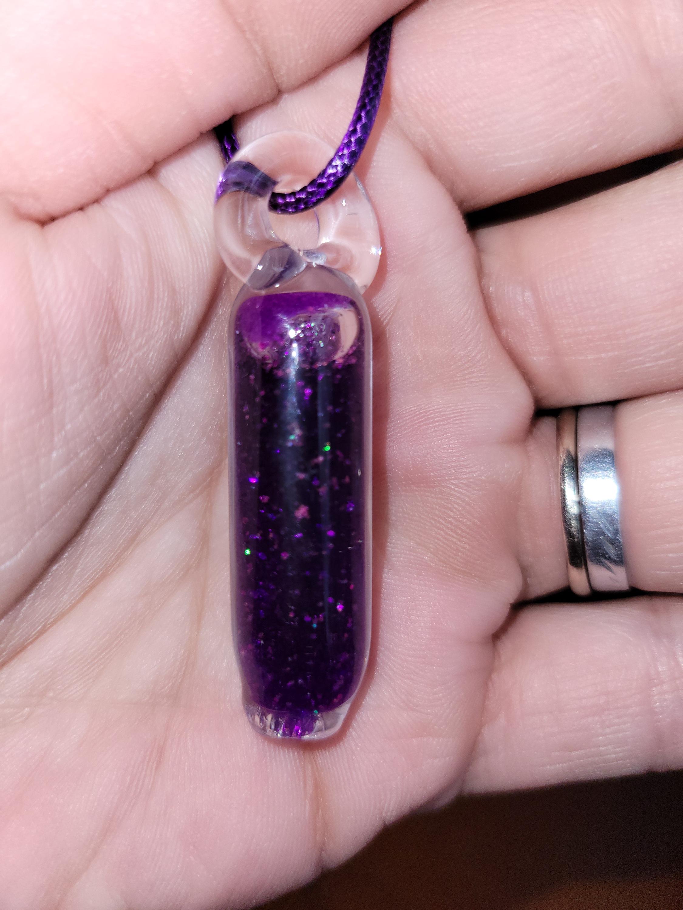Liquid Filled Glass Fidget Pendants - Handblown Glass - Etsy