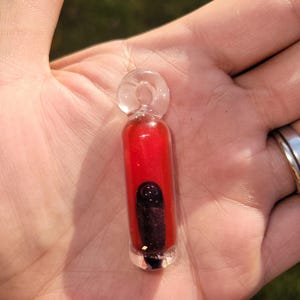 Liquid Filled Glass Lava Fidget Pendants - Handblown Glass - Etsy