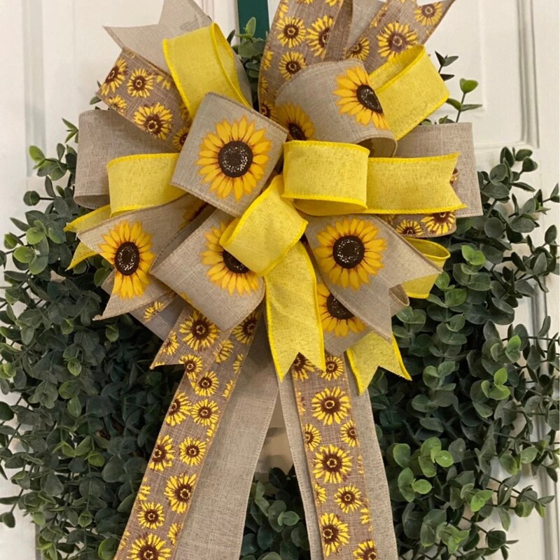 Burlap Sunflowers - Etsy