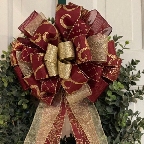 Burgundy Christmas - Etsy