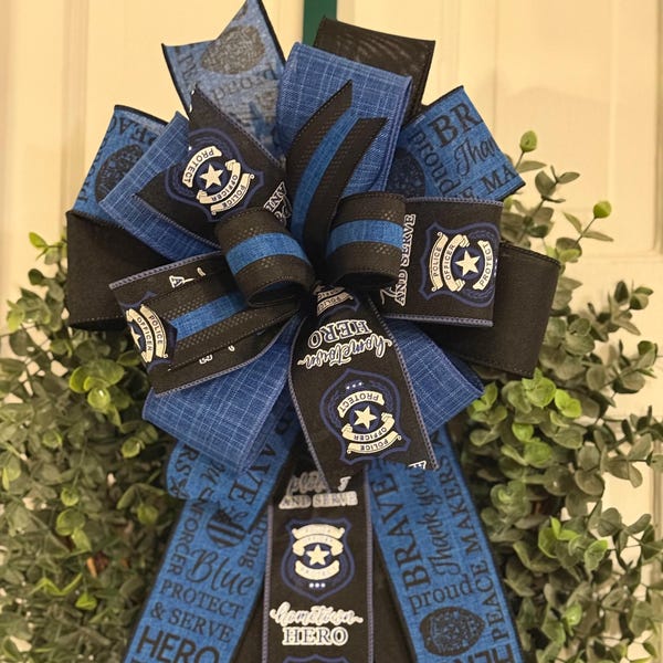 Police Wreath - Etsy