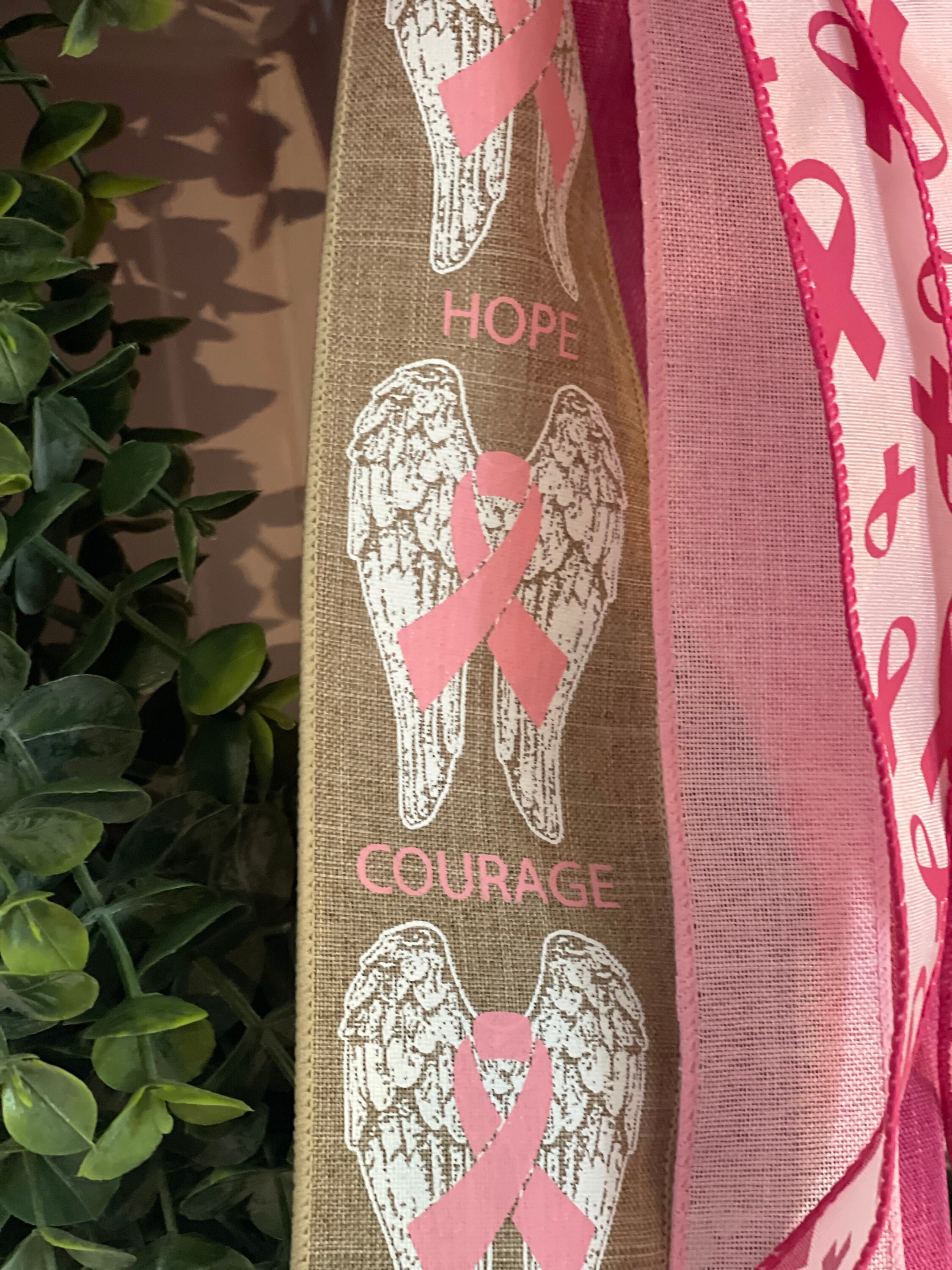 Breast Cancer Bow Awareness Bow Pink Bow Breast Cancer - Etsy