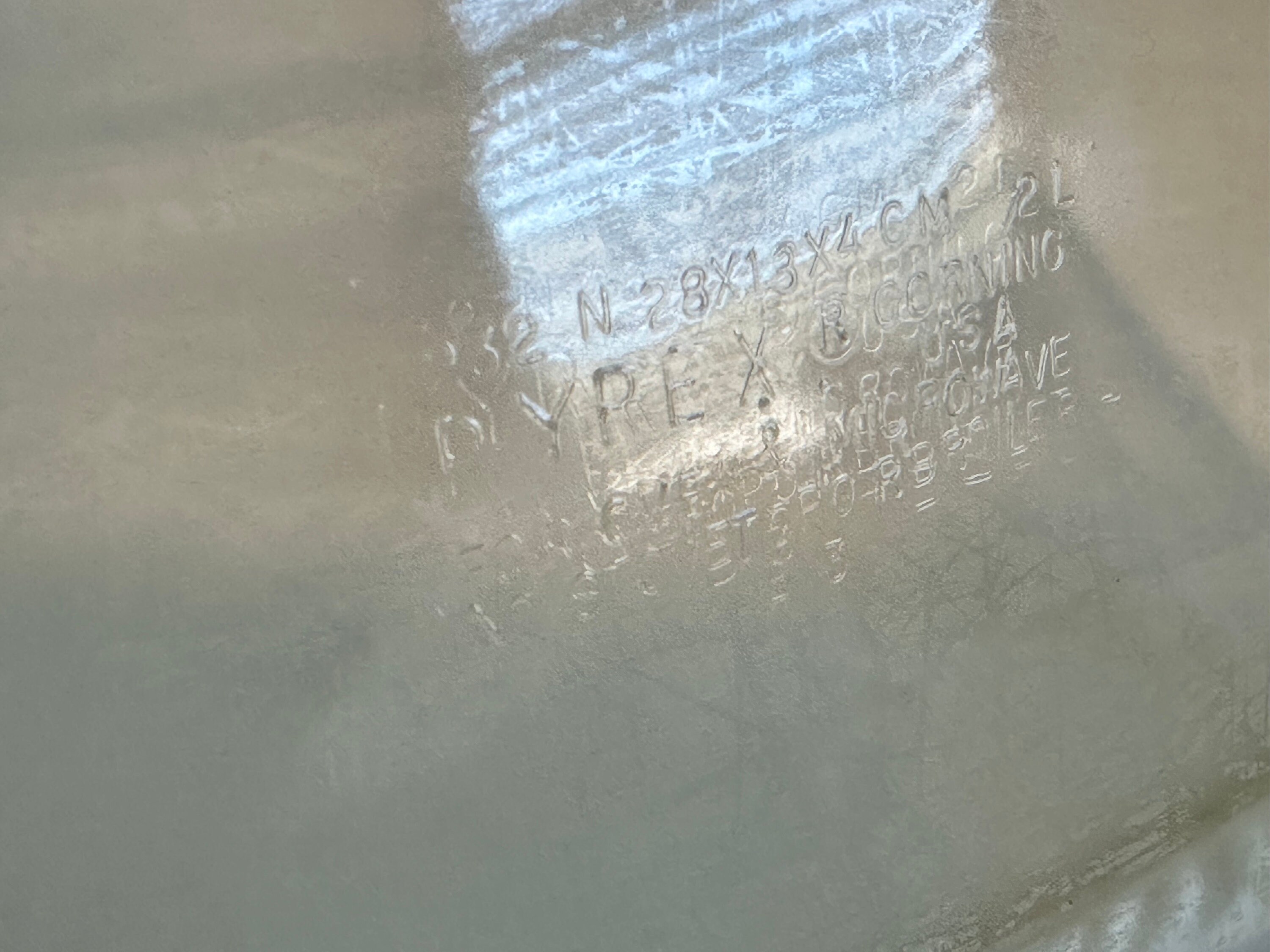 Vintage Clear 2 Liter All Caps PYREX Glass Ovenware Rectangular ...