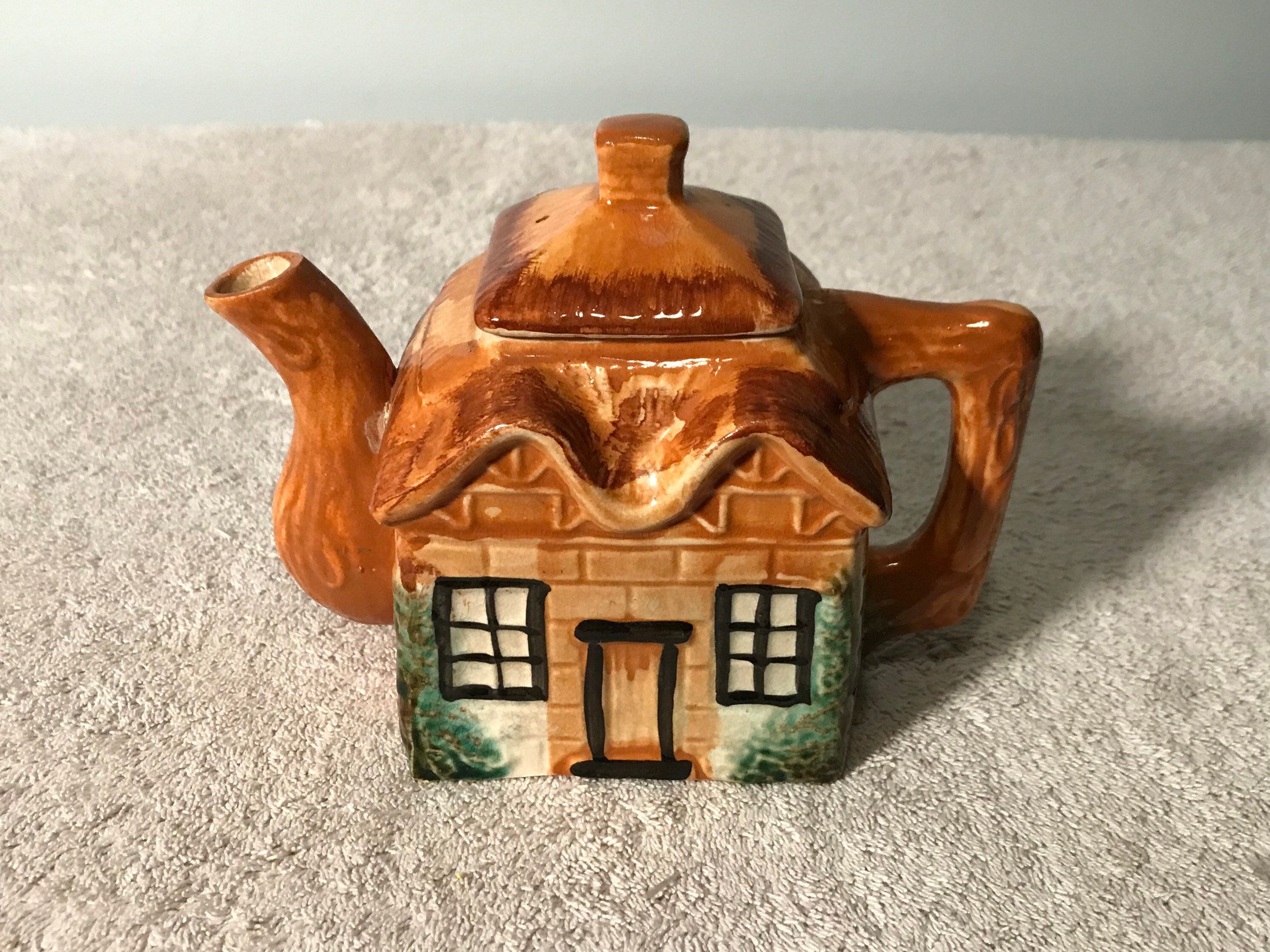 Vintage Ceramic Ye Old Cottage Ware Teapot - Etsy