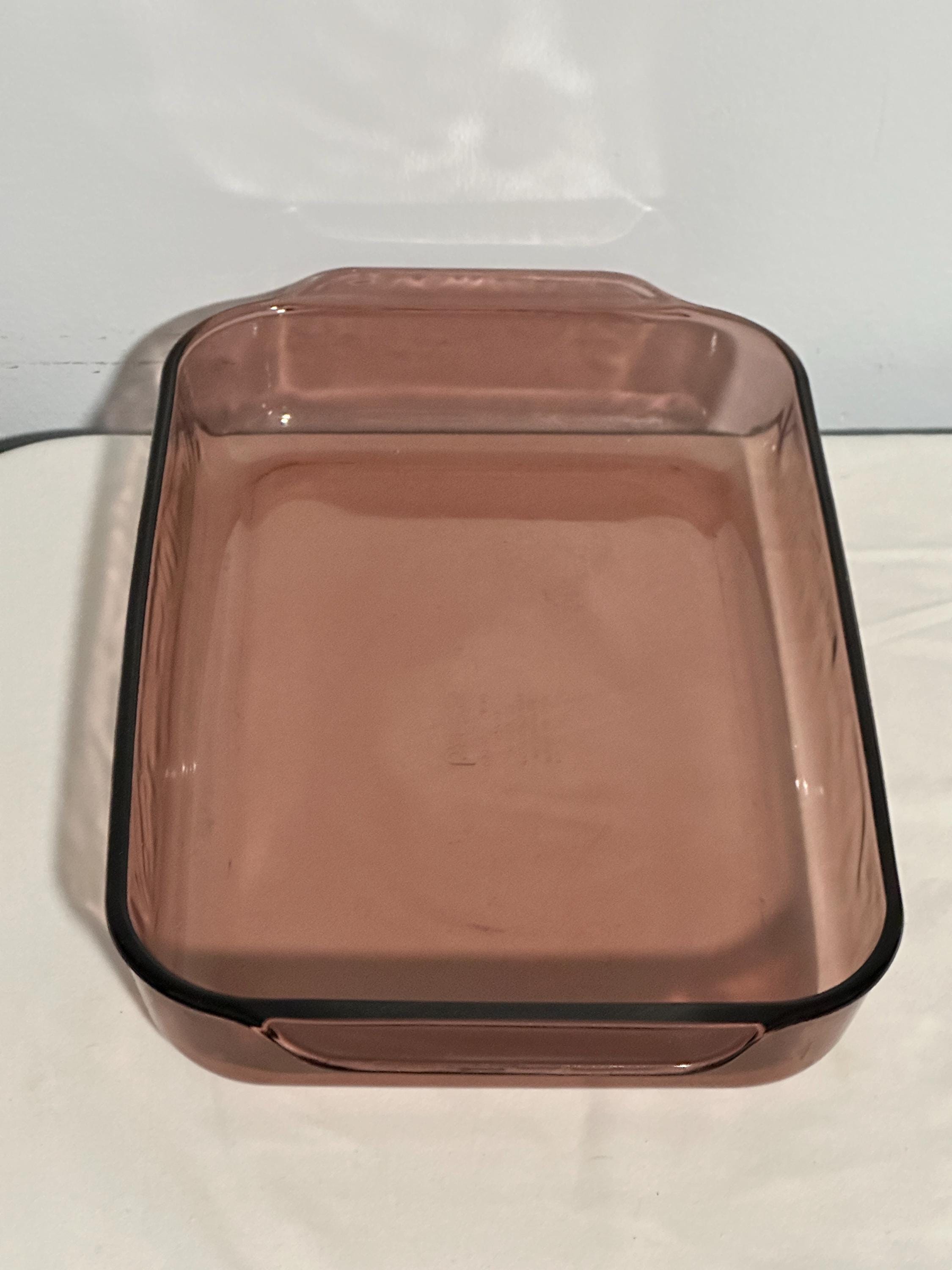 Vintage Large Pink Glass Pyrex Corning B - 07 233-R 3 Qt 3 L Cooking ...