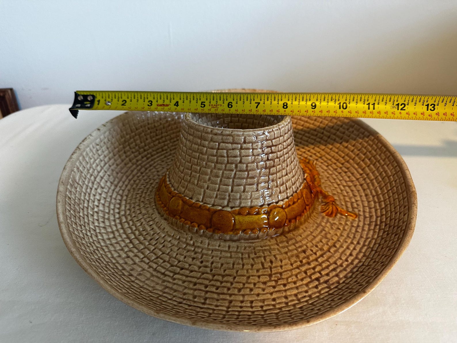 Vintage 1986 Whittier Ware Chips and Salsa Dip Server Bowl Party Hat ...